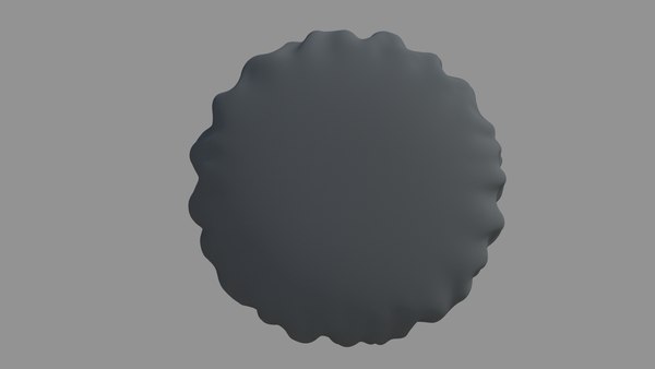 3D Round Cushion Pillow model - TurboSquid 1981341