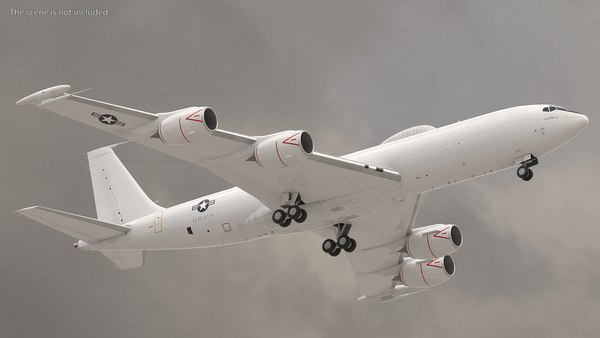 modelo 3d E-6 Mercury Tacamo Navy Aircraft - TurboSquid 2076140