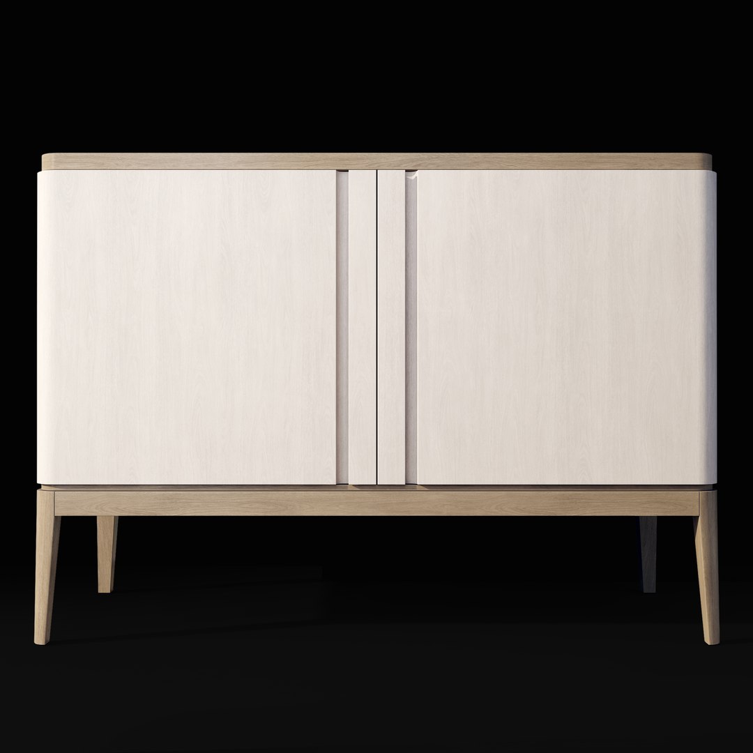 Dresser and TV stand line Ellipse Furniture 3D model - TurboSquid 2099060