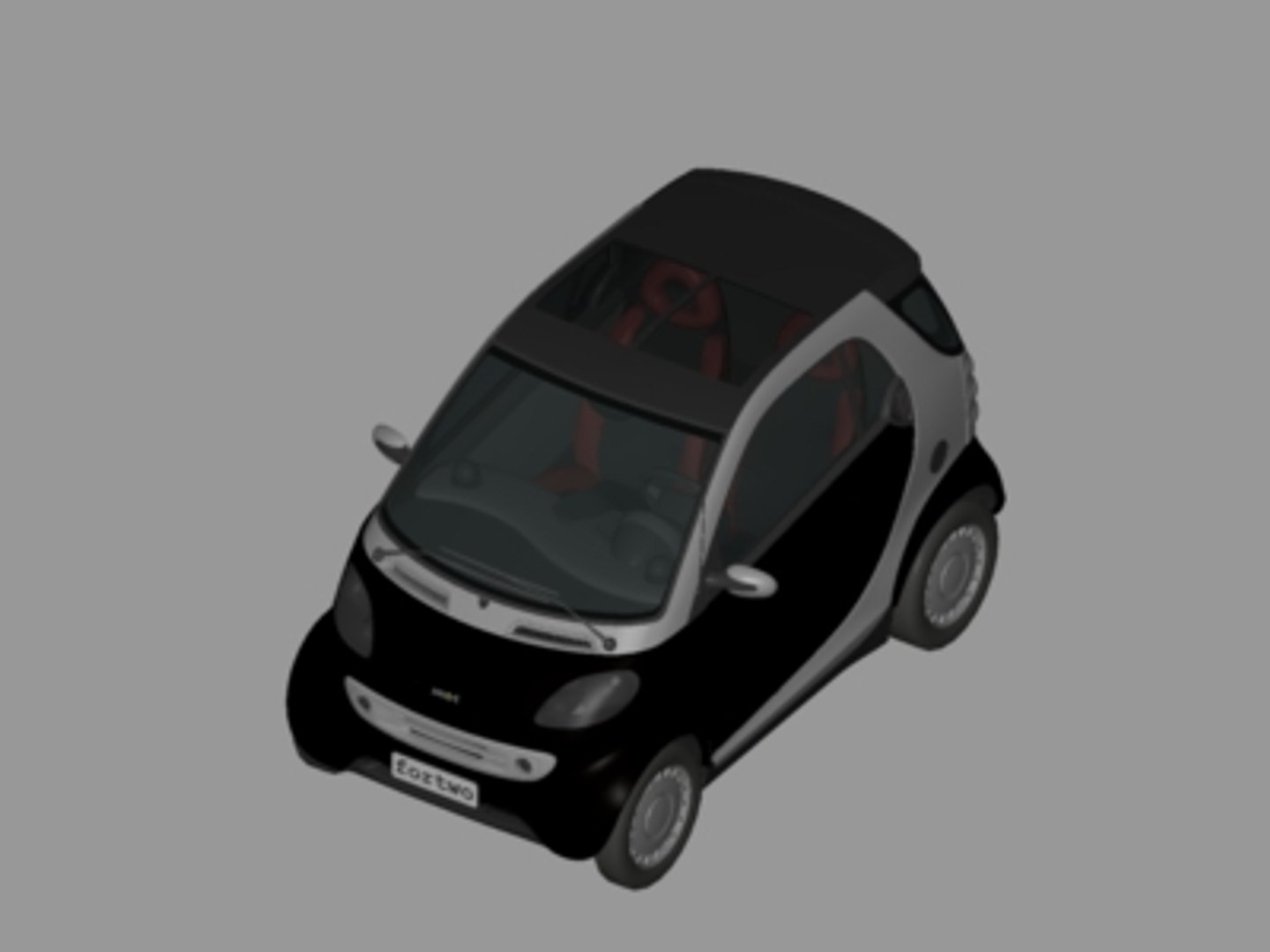 Smart Car 3d Model