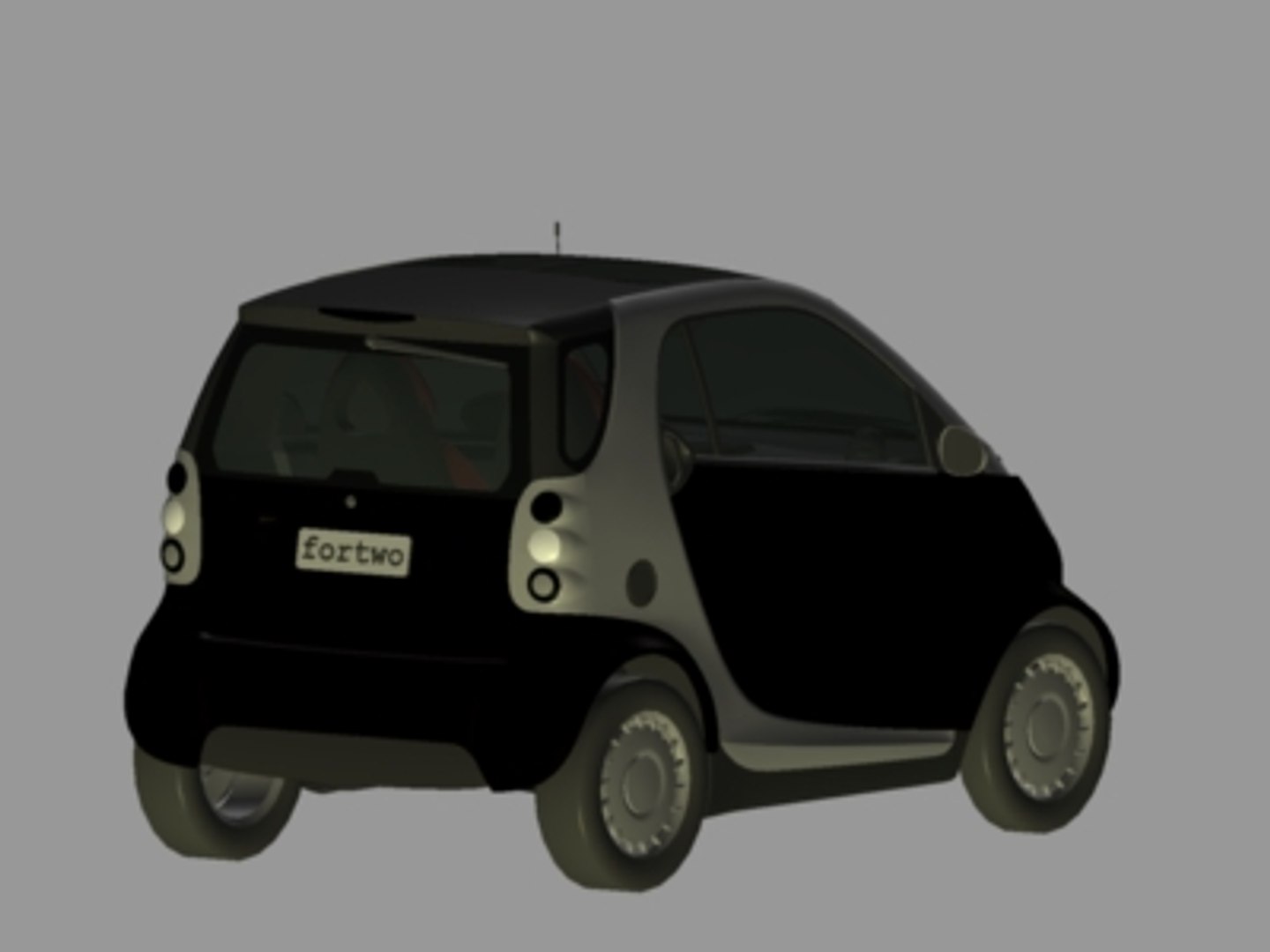 Smart Car 3d Model