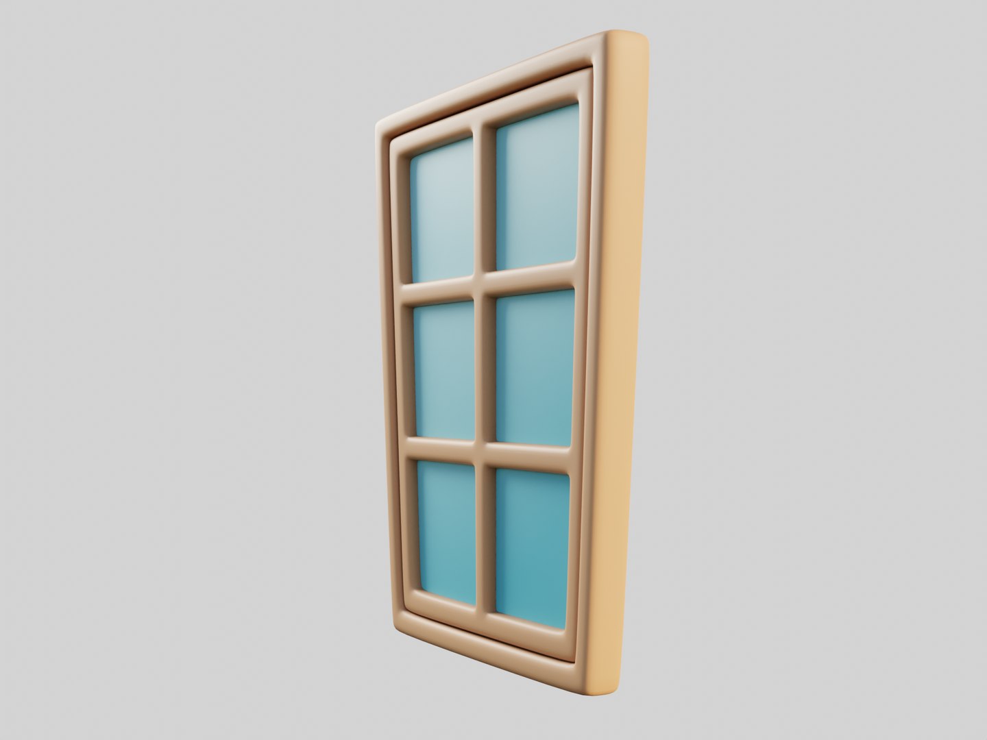 Cartoon Window 2b 3D Model - TurboSquid 1898622