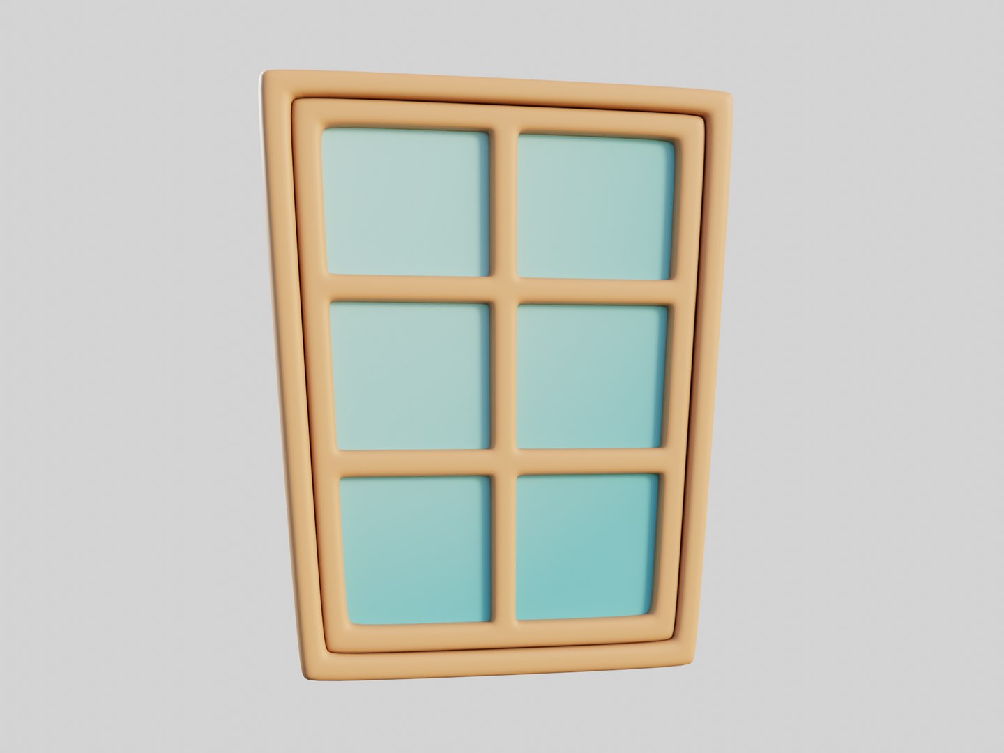 Cartoon Window 2b 3D Model - TurboSquid 1898622