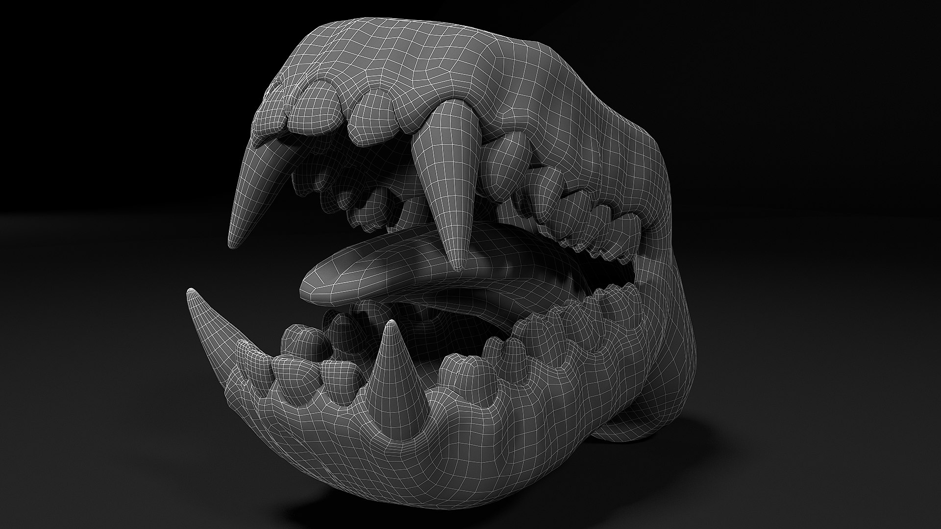Realistic Gorilla Mouth Anatomy 3D Model - TurboSquid 2238253