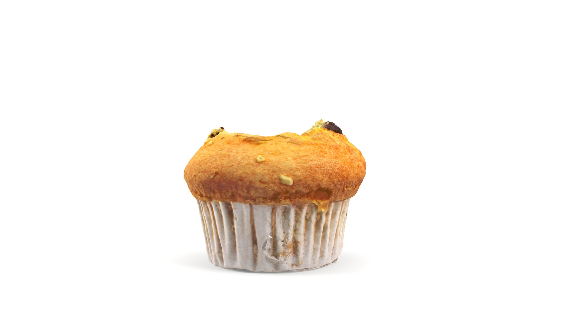 Chocolate chip muffin model - TurboSquid 1678341