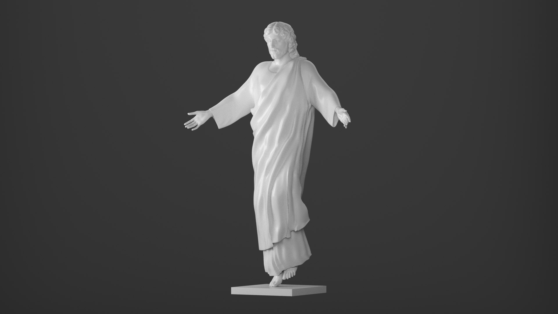 Jesus Sculpture 3D - TurboSquid 2252631