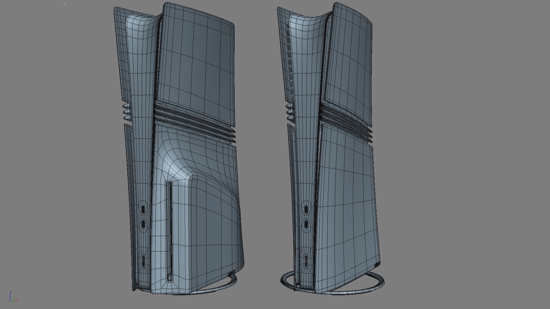 Sony Playstation 5 Pro And Dualsense Edge Controller 3D Model ...