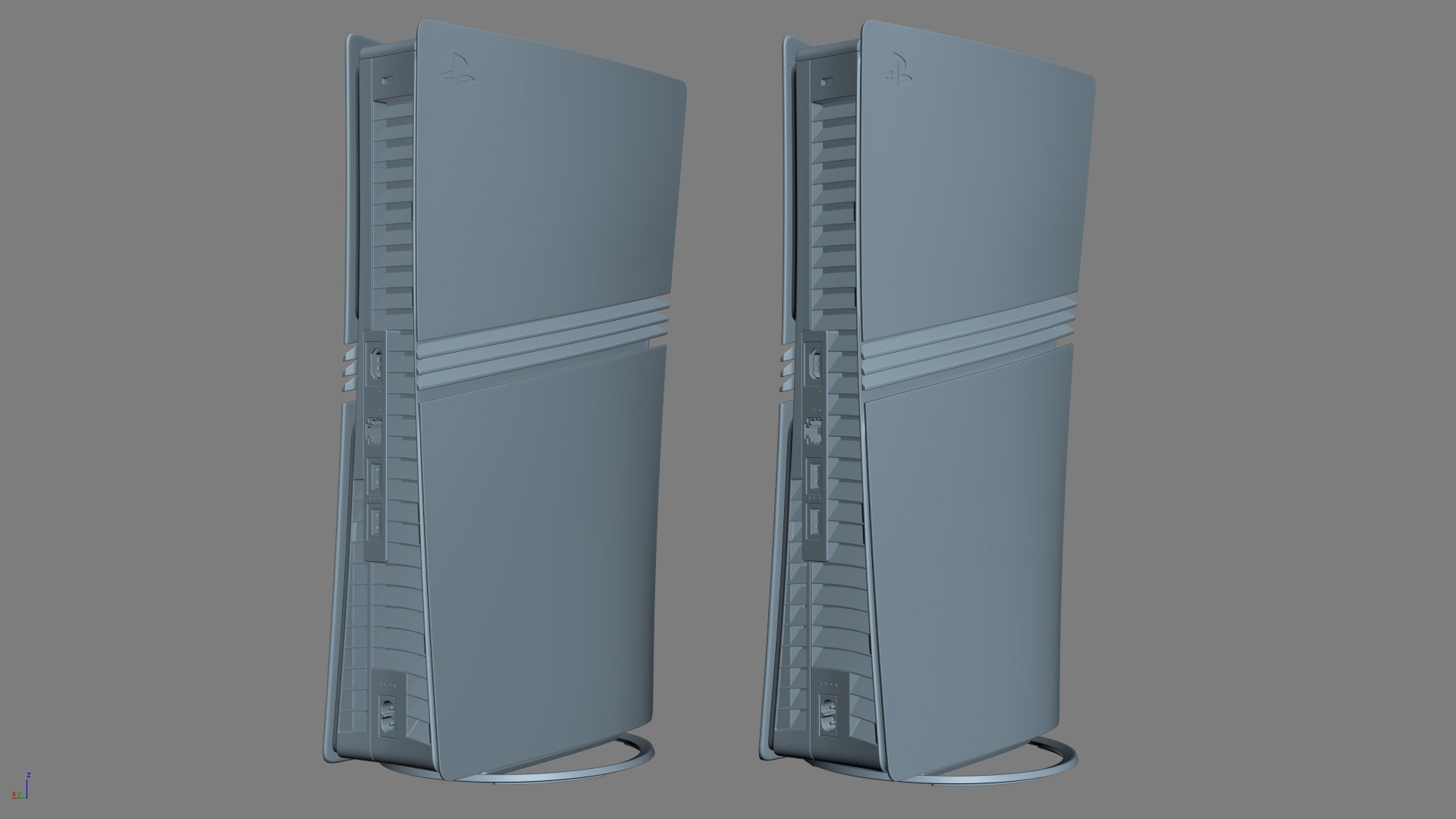 Sony Playstation 5 Pro And Dualsense Edge Controller 3D Model ...