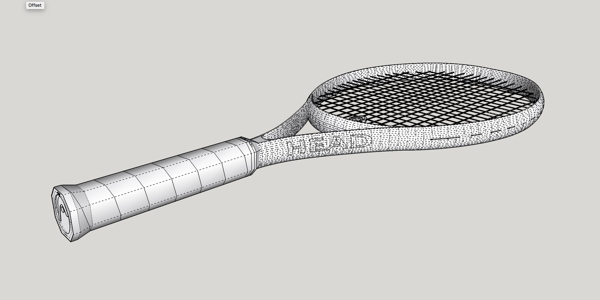 3D Tennis Racket Model - TurboSquid 1341985