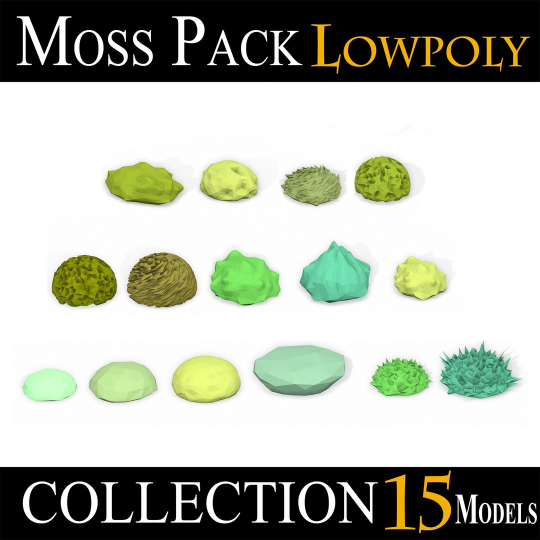 Moss Pack Model - TurboSquid 1307868