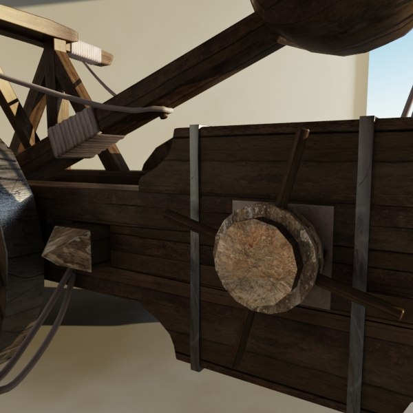 3d catapult model