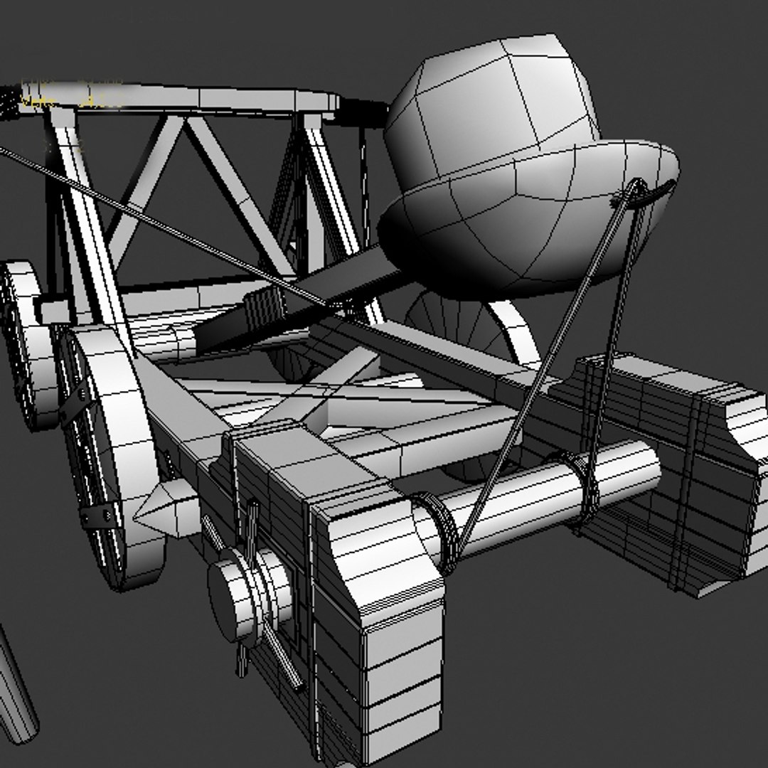 3d catapult model