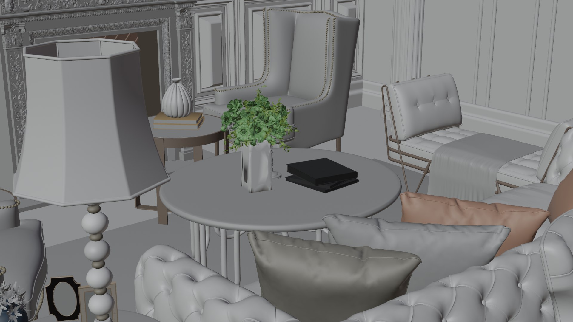 3D model lunch room - TurboSquid 2116028