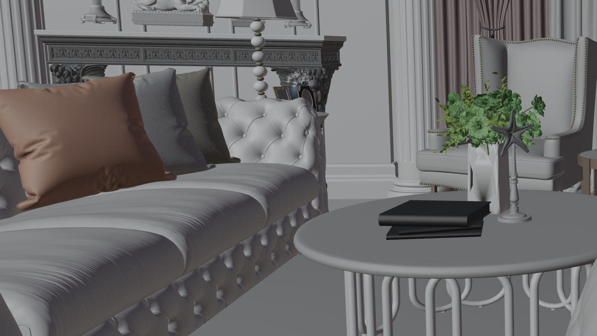 3D model lunch room - TurboSquid 2116028