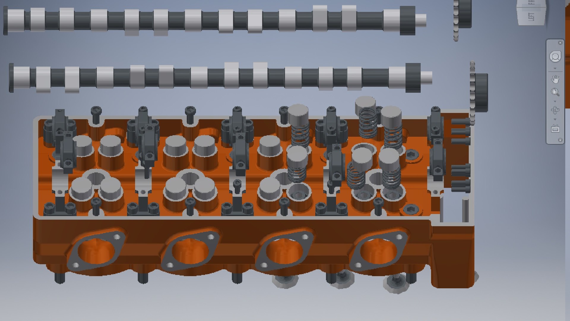 3D Cylinder Head V8 Engine - TurboSquid 1736178