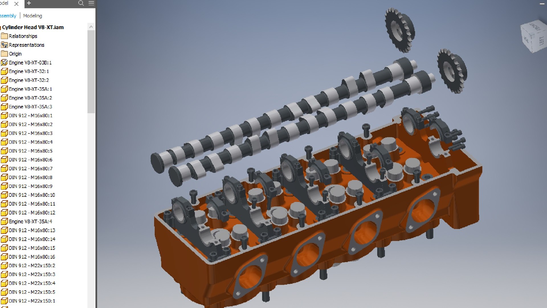 3D Cylinder Head V8 Engine - TurboSquid 1736178