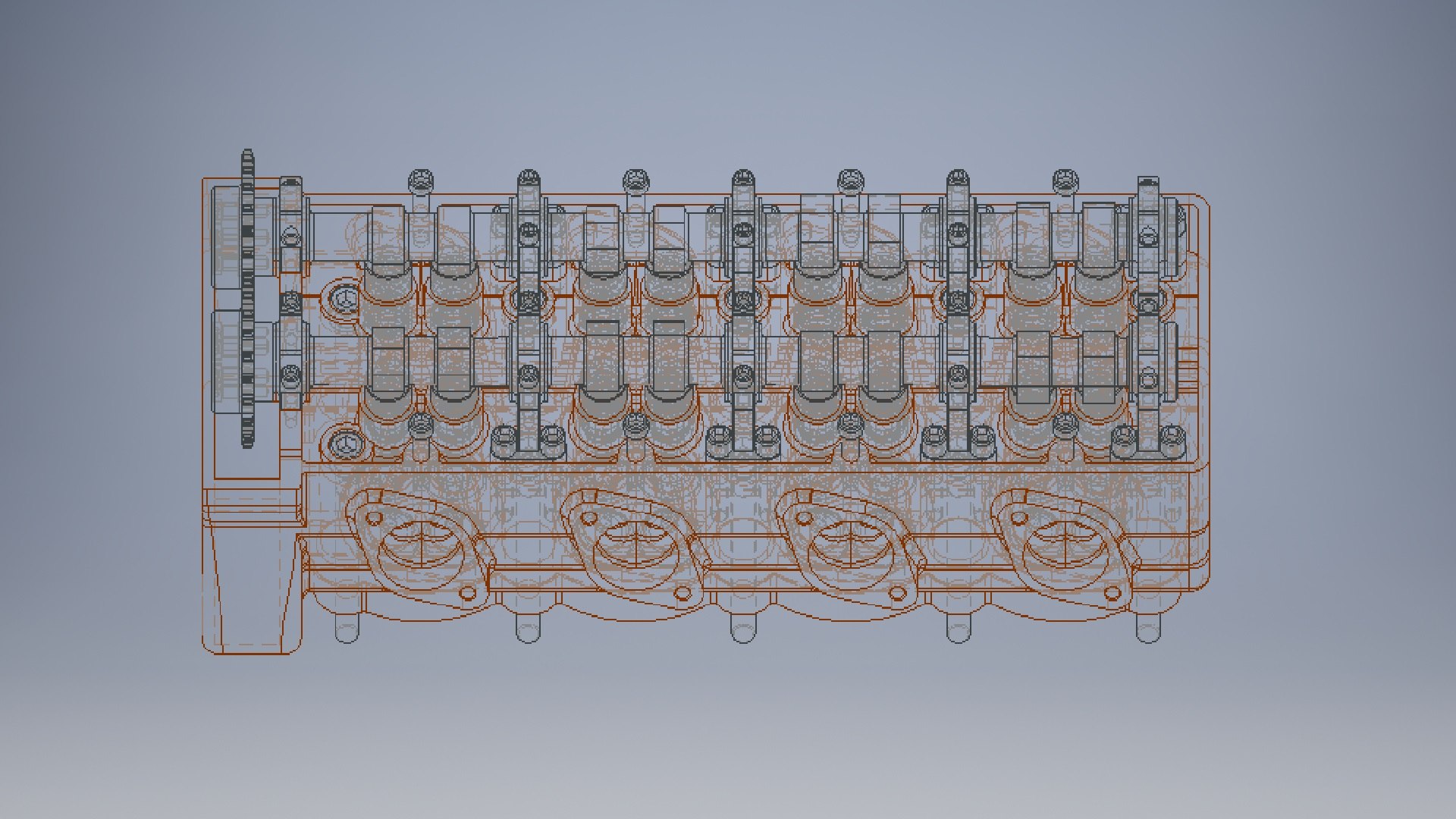 3D Cylinder Head V8 Engine - TurboSquid 1736178