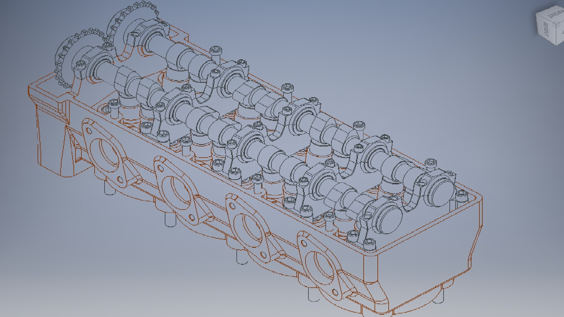 3D Cylinder Head V8 Engine - TurboSquid 1736178