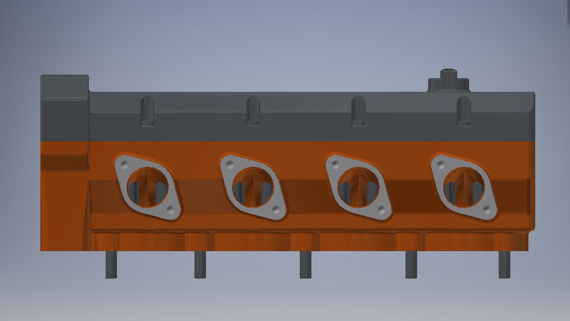 3D Cylinder Head V8 Engine - TurboSquid 1736178