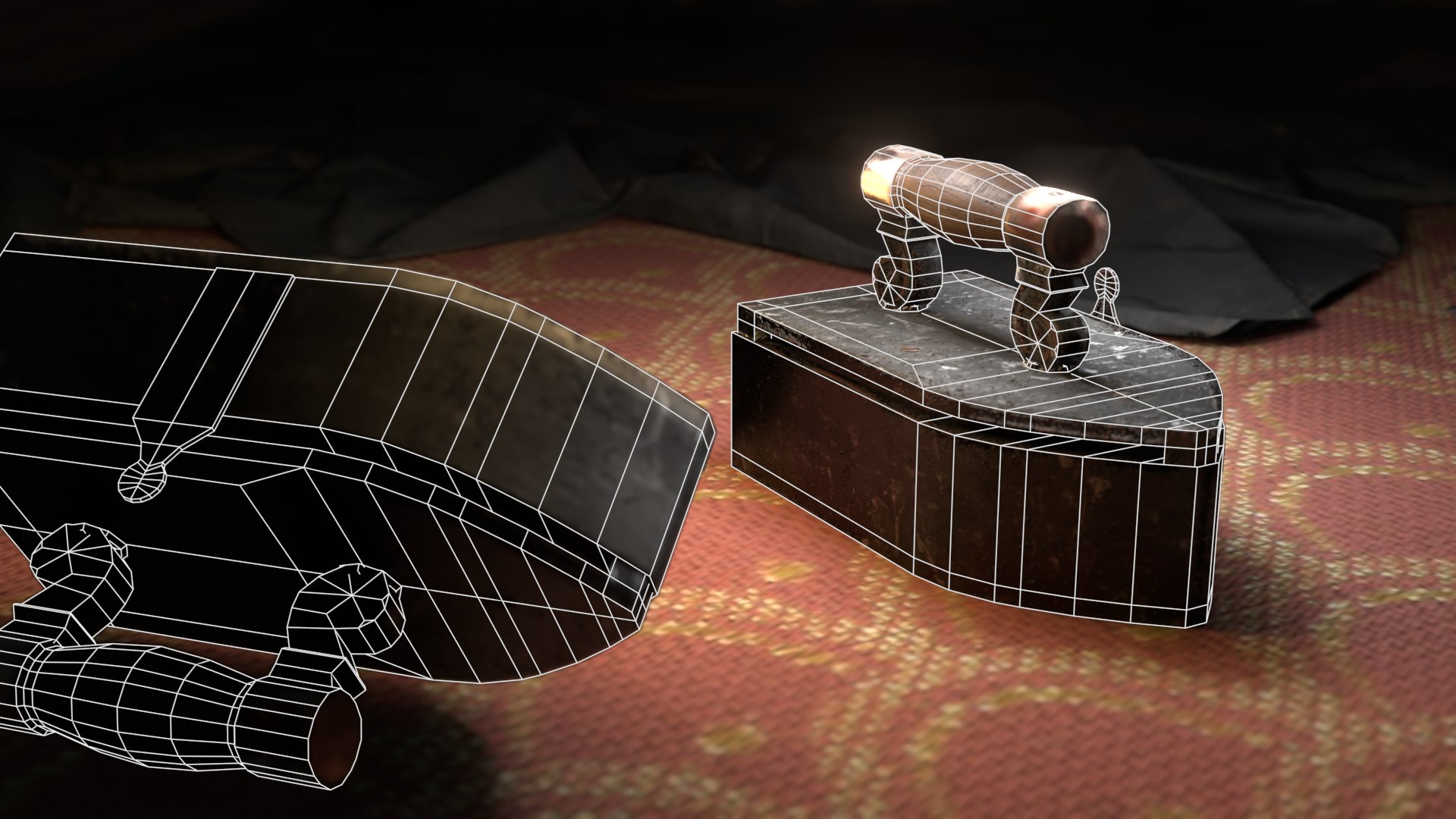 Vintage Iron Model - TurboSquid 1974592