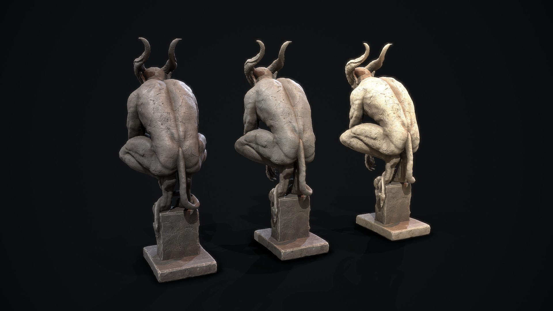 3D Demon Statue - TurboSquid 2146905