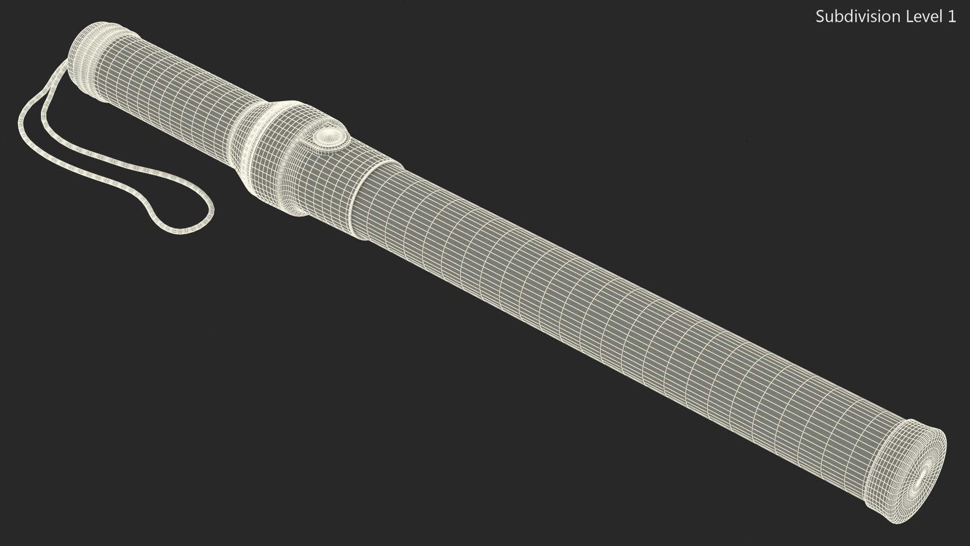 3D Traffic Control Baton Green Model - TurboSquid 1706883