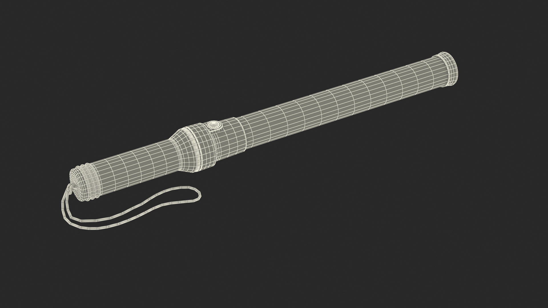 3D Traffic Control Baton Green Model - TurboSquid 1706883