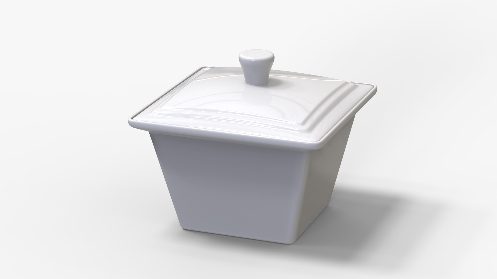 3D box covered square model - TurboSquid 1590147