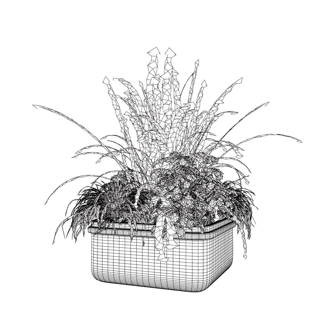 3D Urban Greenery And Seating 3D Models Model - TurboSquid 2262724