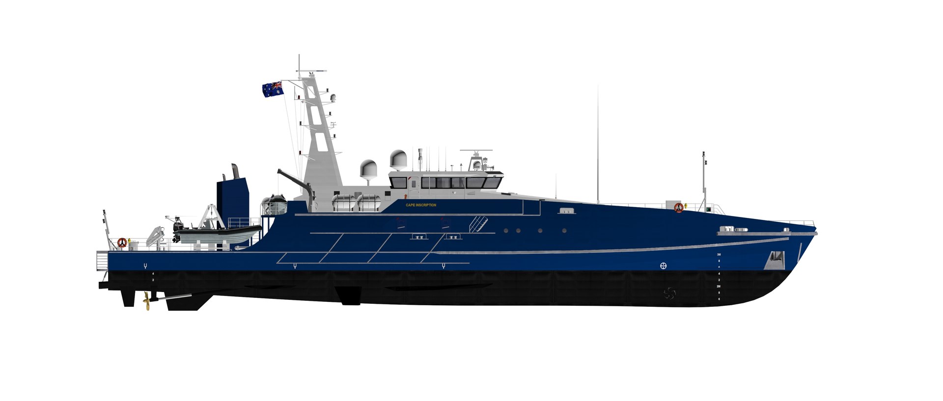 3D Cape Class Patrol Boat - ADV Cape Inscription - TurboSquid 2078580