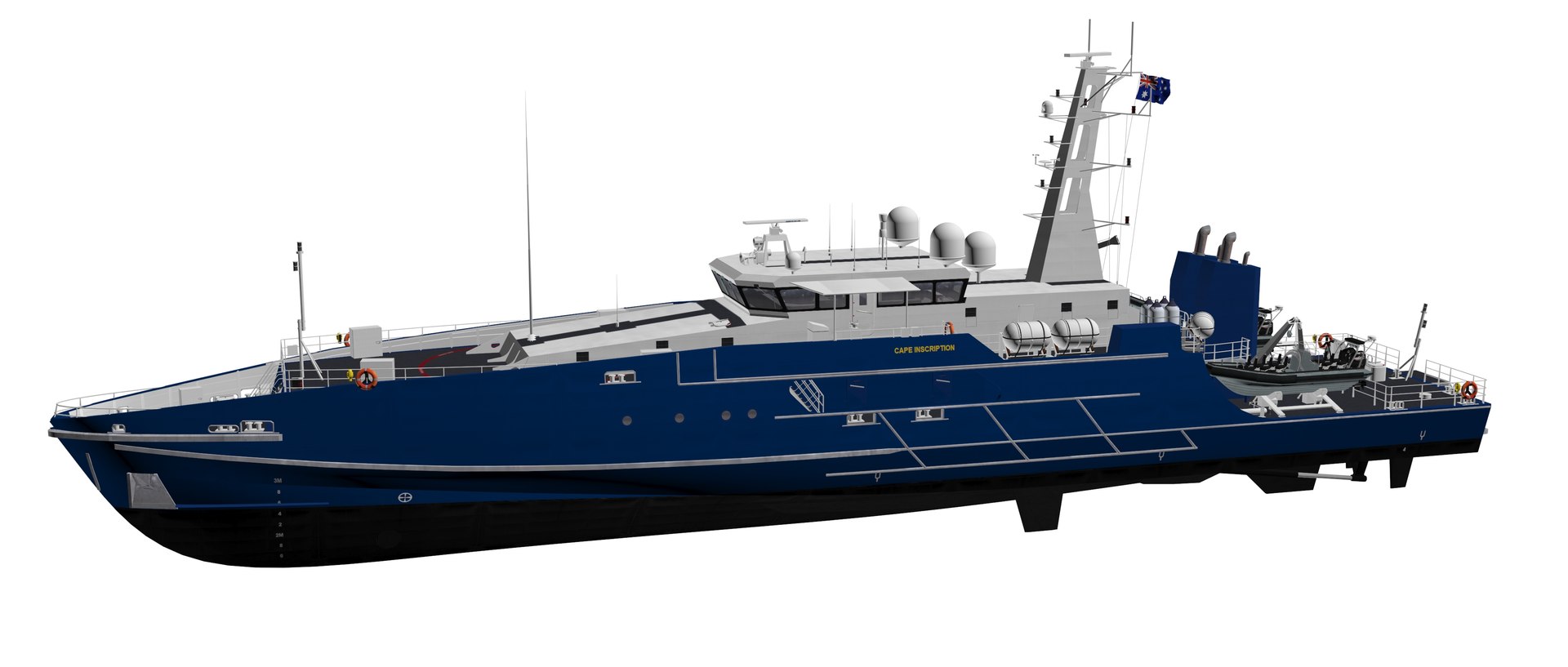 3D Cape Class Patrol Boat - ADV Cape Inscription - TurboSquid 2078580