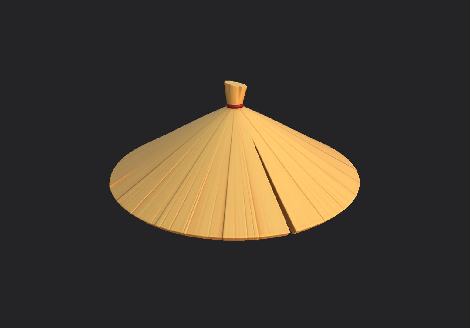 Chinese Conical Hat Model - TurboSquid 1556521