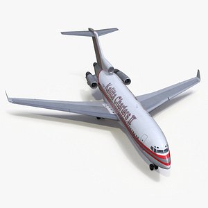 Download Free & Premium Boeing 727-100 3D Models | TurboSquid