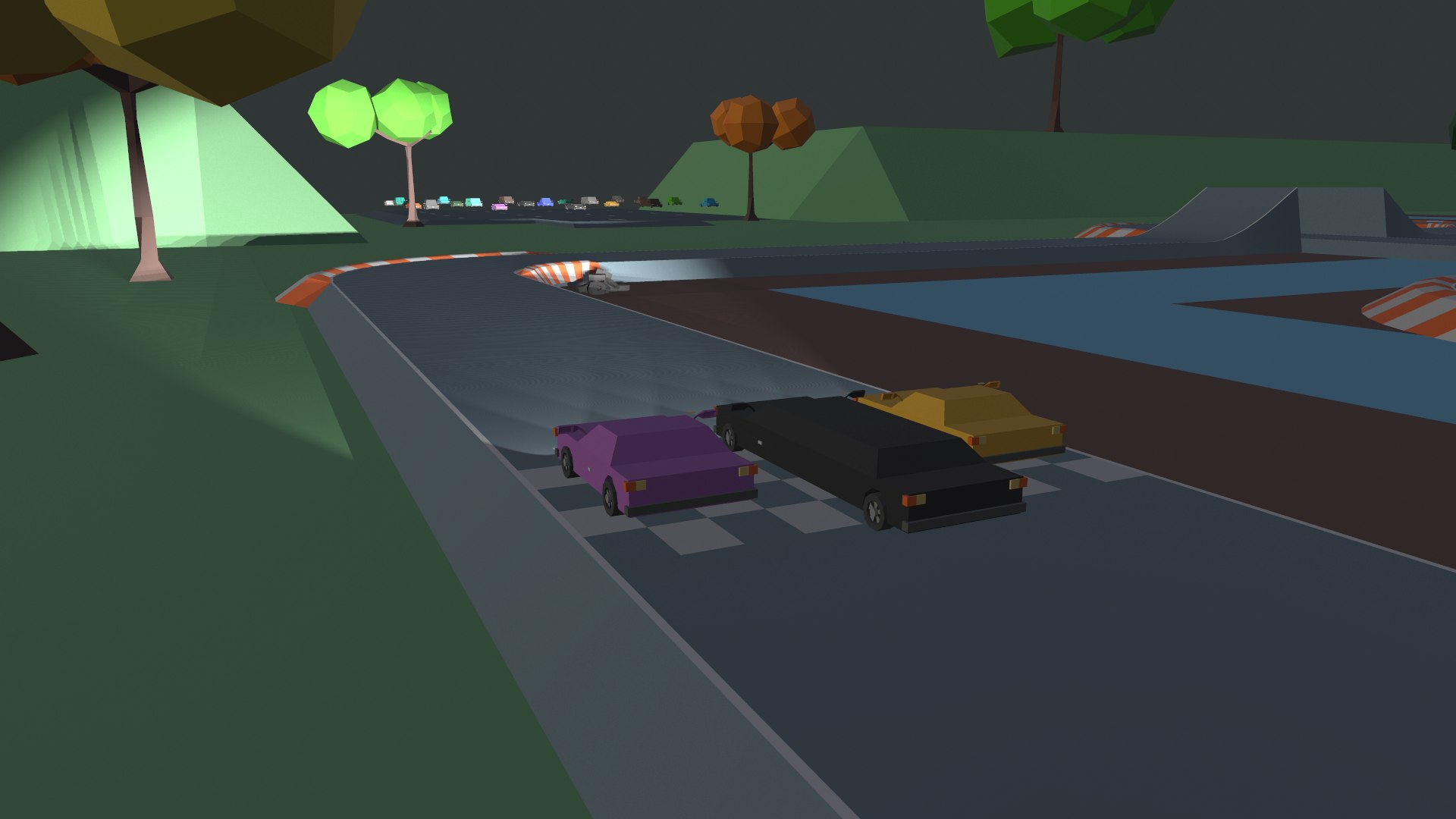 3D Model Race Track Low-poly - TurboSquid 1569420