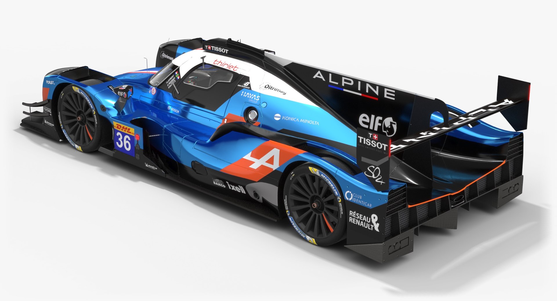 Signatech alpine elf wec 3D - TurboSquid 1549006