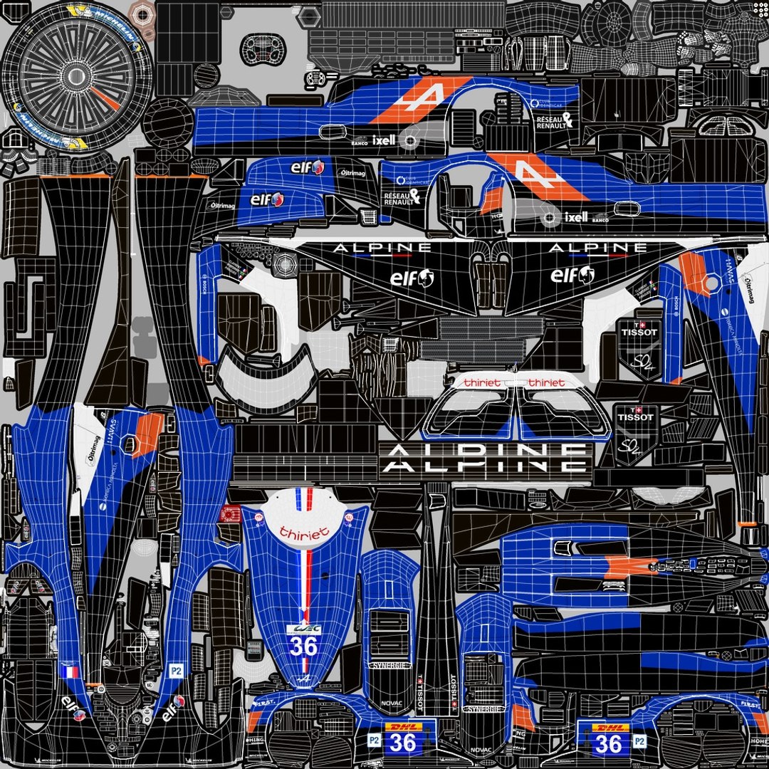 Signatech Alpine Elf Wec 3D - TurboSquid 1549006
