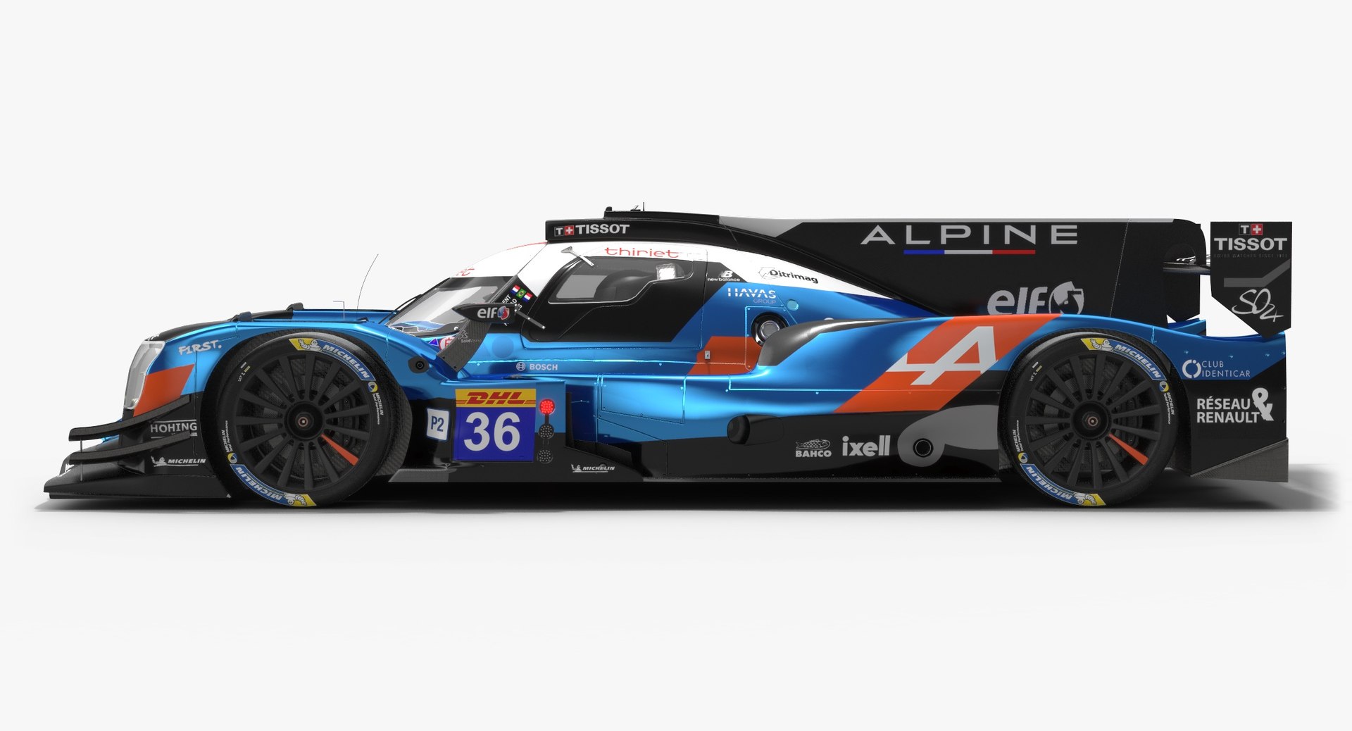 Signatech alpine elf wec 3D - TurboSquid 1549006