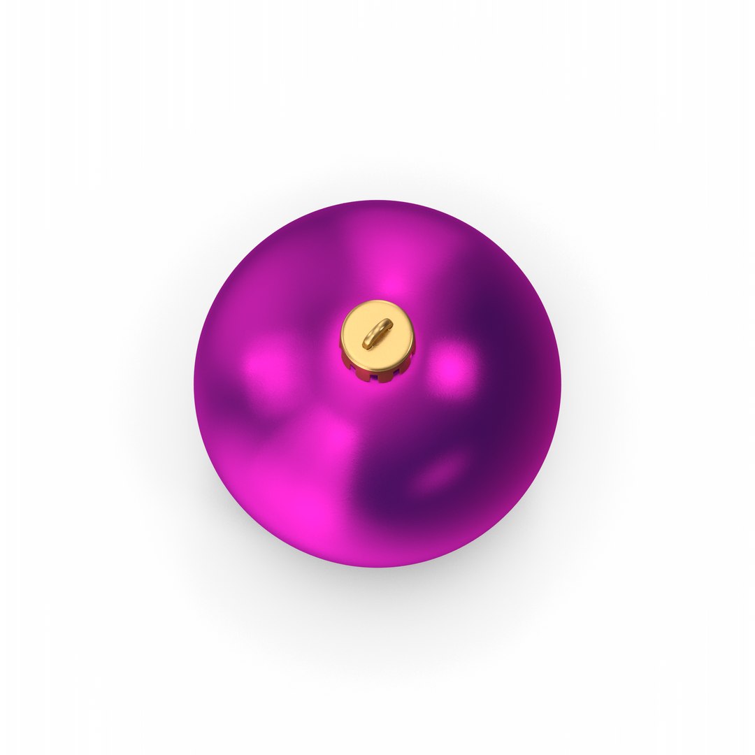 Christmas Ornament Purple 3D Model - TurboSquid 1985583