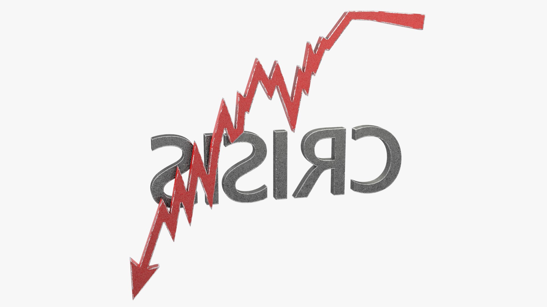 3D Model Crisis Graph - TurboSquid 1534688