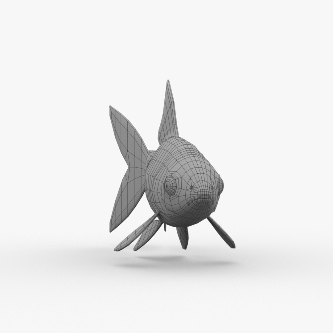 modelo 3d goldfish basemesh - TurboSquid 2006929