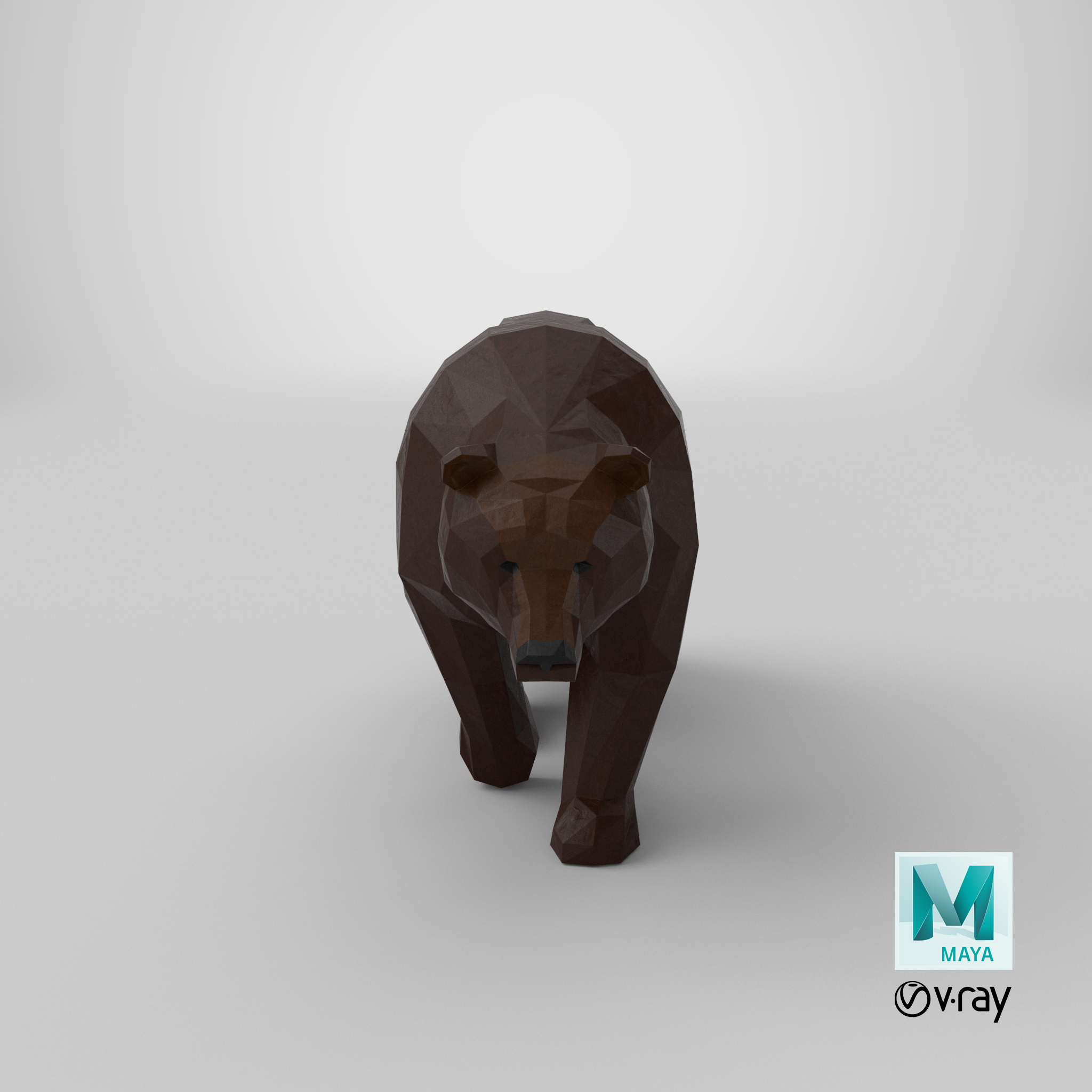 3D bear---walking - TurboSquid 1224093