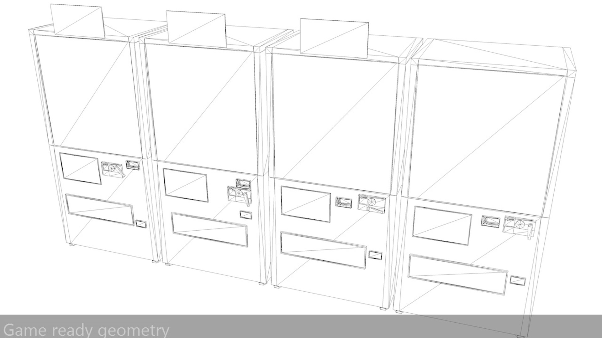 3D Low-poly Vending Machines Japanese - TurboSquid 1412742