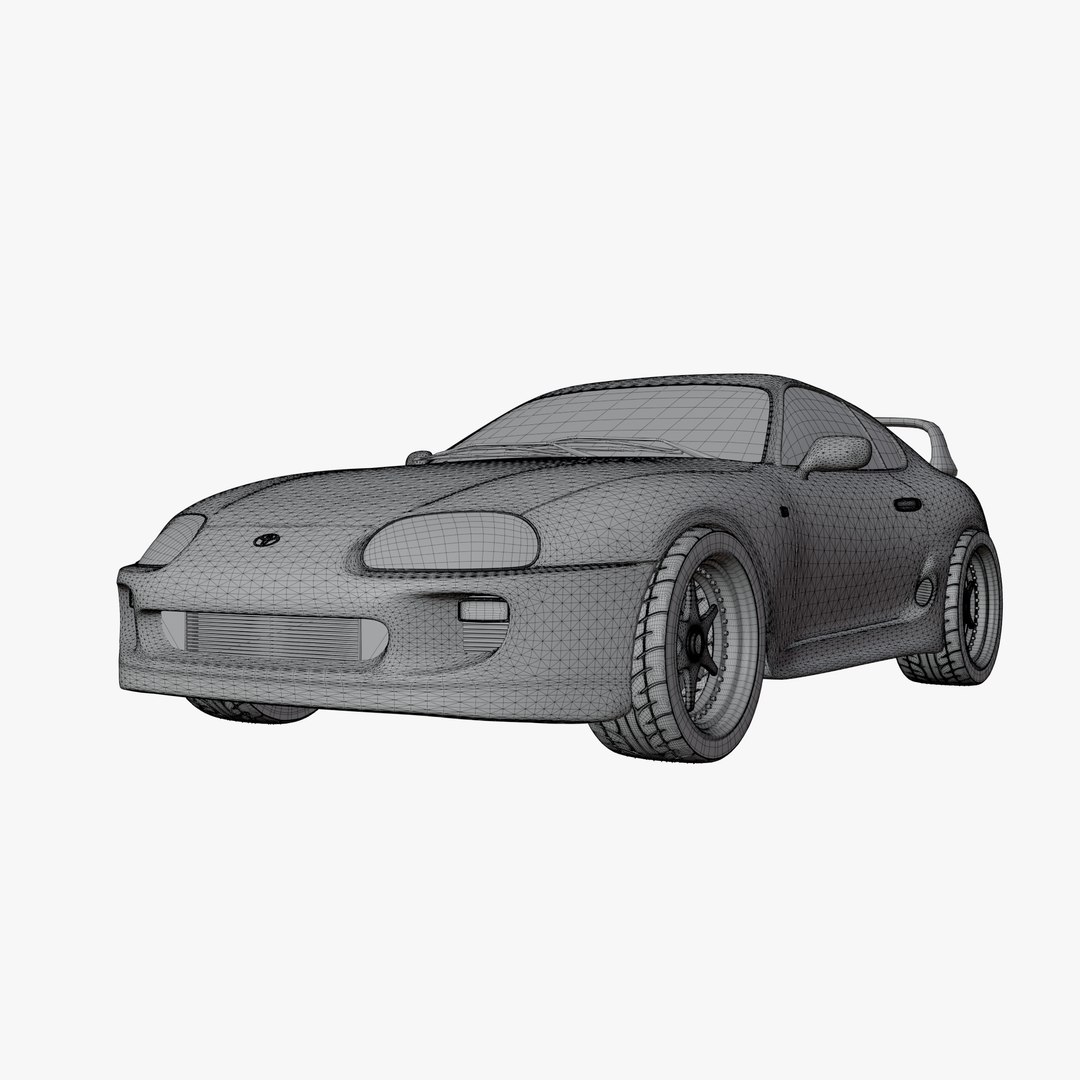 Toyota Supra 3D Model - TurboSquid 2031870