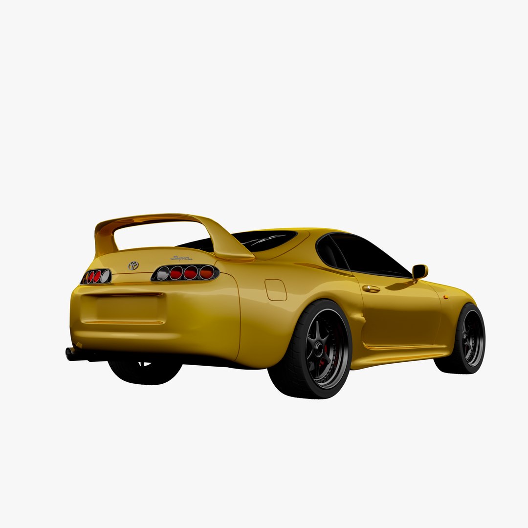 Toyota Supra 3D Model - TurboSquid 2031870