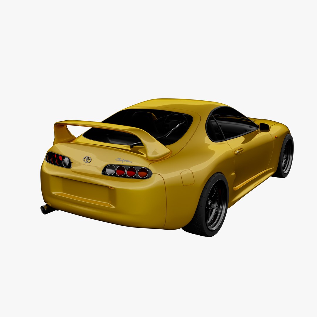 Toyota Supra 3D Model - TurboSquid 2031870