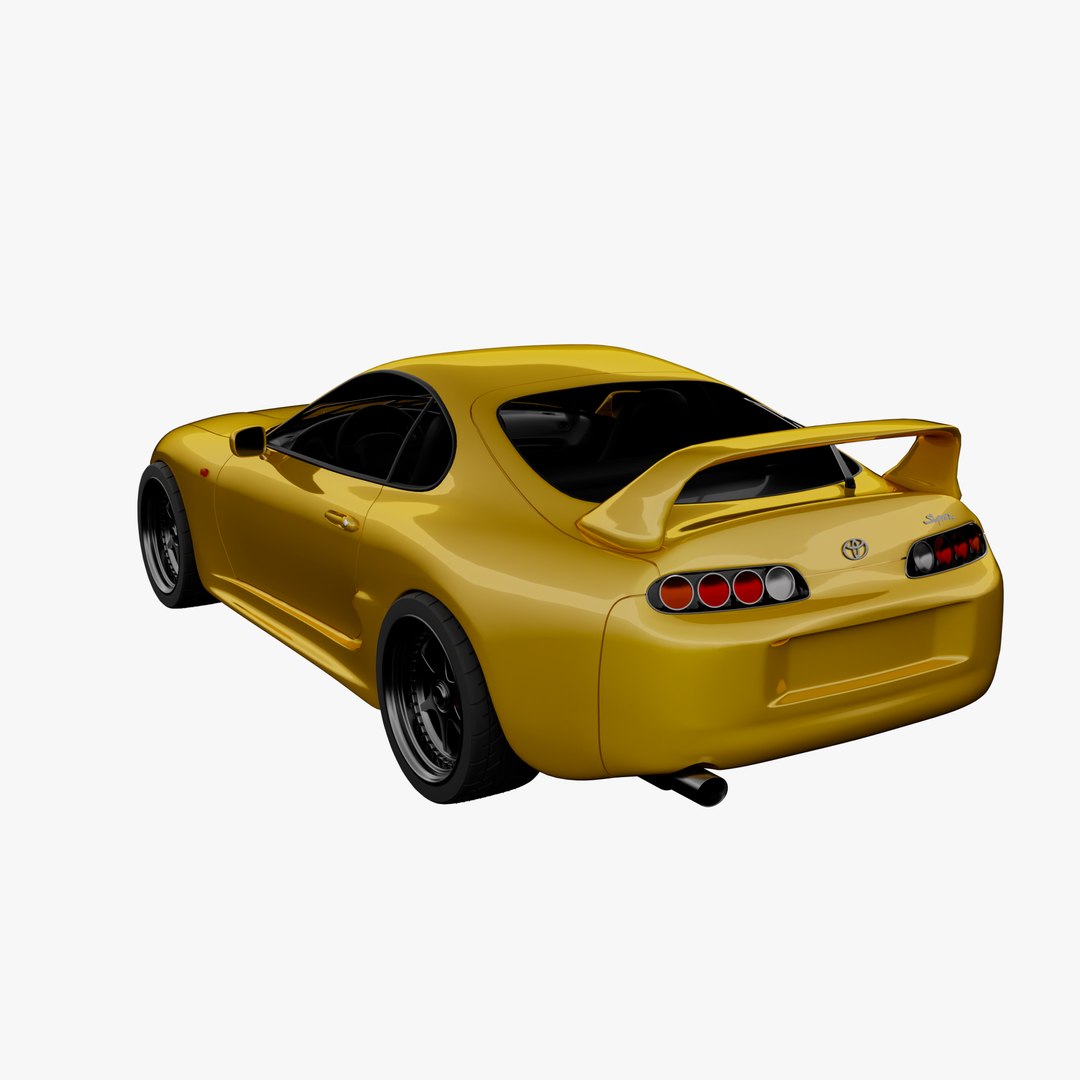 Toyota Supra 3D Model - TurboSquid 2031870