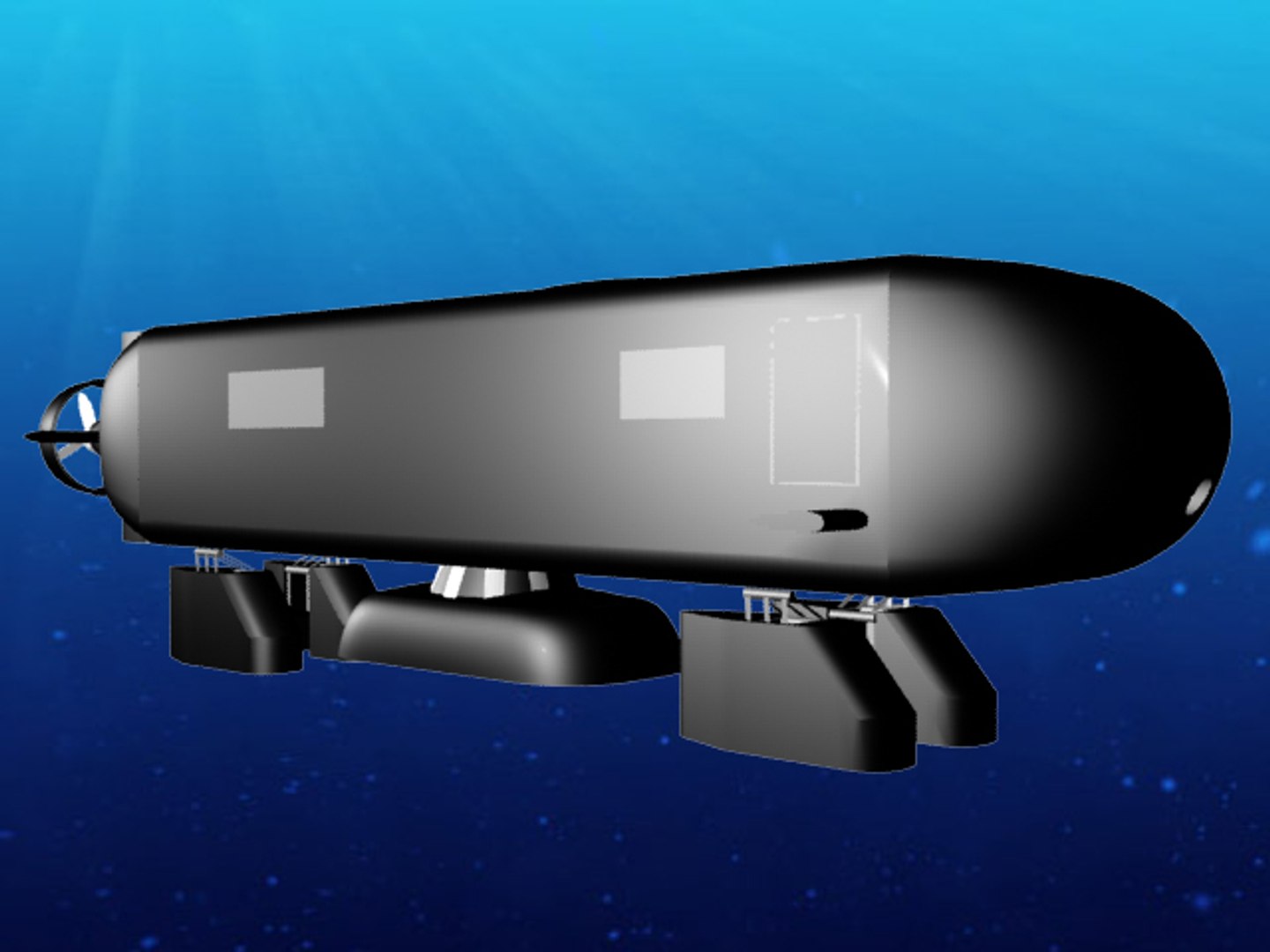Navy Asds Submersible Vehicle 3d Model