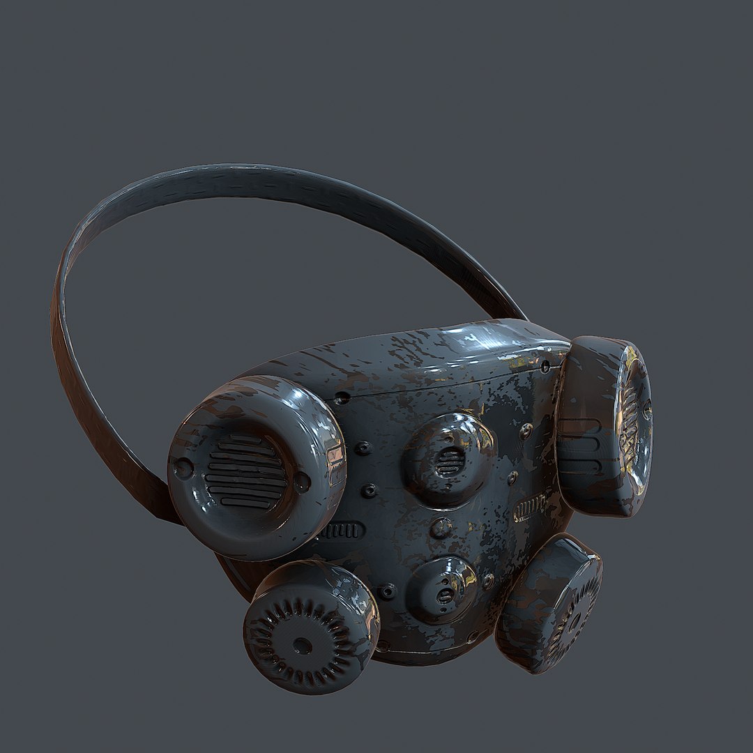 Gas Mask Protection Futuristic Technology 3D Model 3D - TurboSquid 1740830