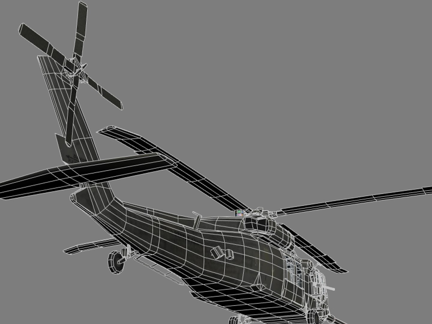 Mh-60k Nighthawk Transport 3d Model