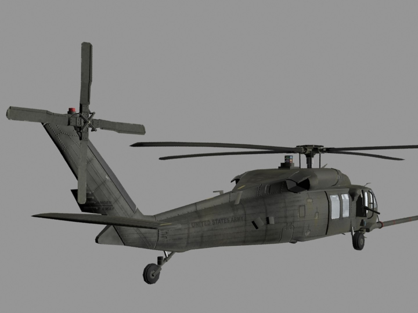 Mh-60k Nighthawk Transport 3d Model